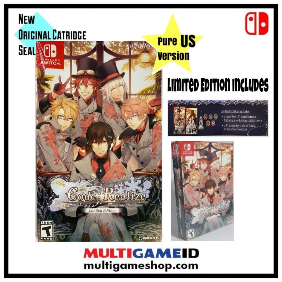 Jual Switch Code Realize Wintertide Miracles Limited Edition US Version ...