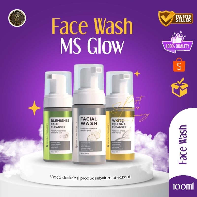 Jual Facial Wash Ms Glow Skincare Ms Glow Official | Shopee Indonesia