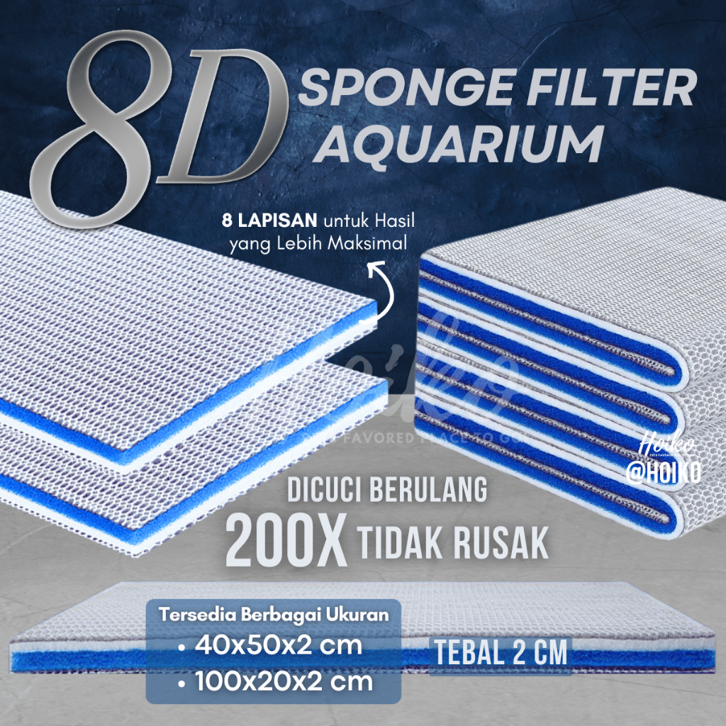 Jual Magic Nano Honeycomb Busa 8D Akuarium Bio Sponge Kapas Media Spon ...