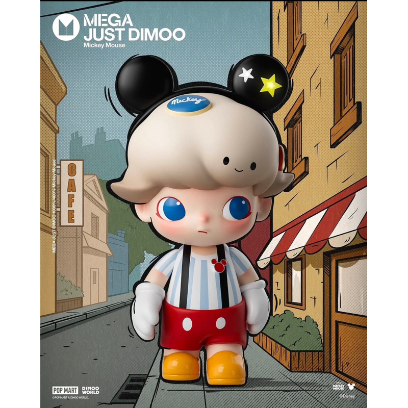 Jual POP MART MEGA JUST DIMOO 400% Mickey Mouse Limited Edition ...