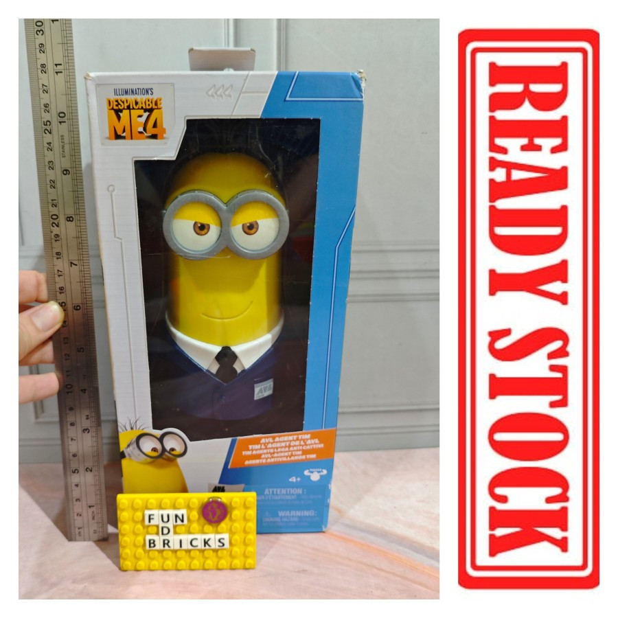 Jual Minion AVL Agent Tim Despicable Me 4 Action Figure | Shopee Indonesia
