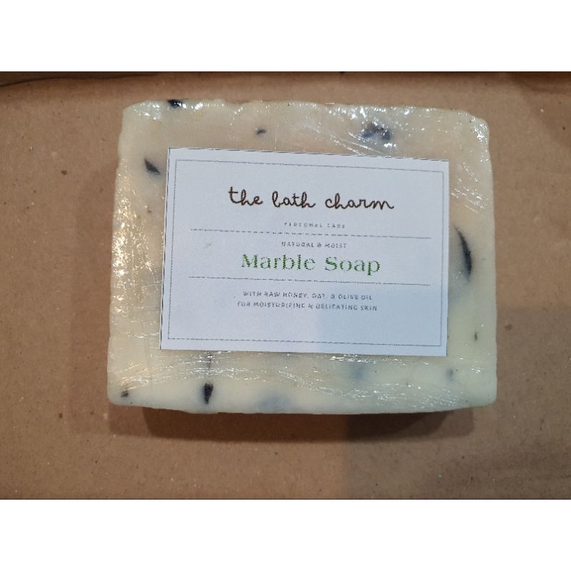 Jual The Bath Charm Marble Coconut Milk Soap (Limited Stock) | Shopee ...