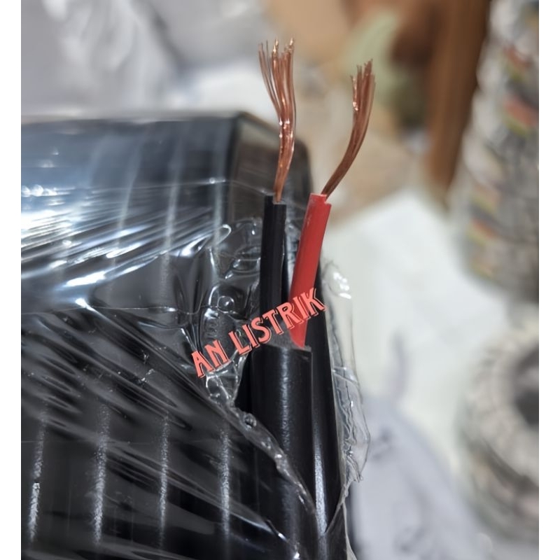 Jual Kabel Listrik HYO 2x1.5mm Hitam - Kabel Audio 2x1,5mm Hitam (Harga Permeter) | Shopee Indonesia