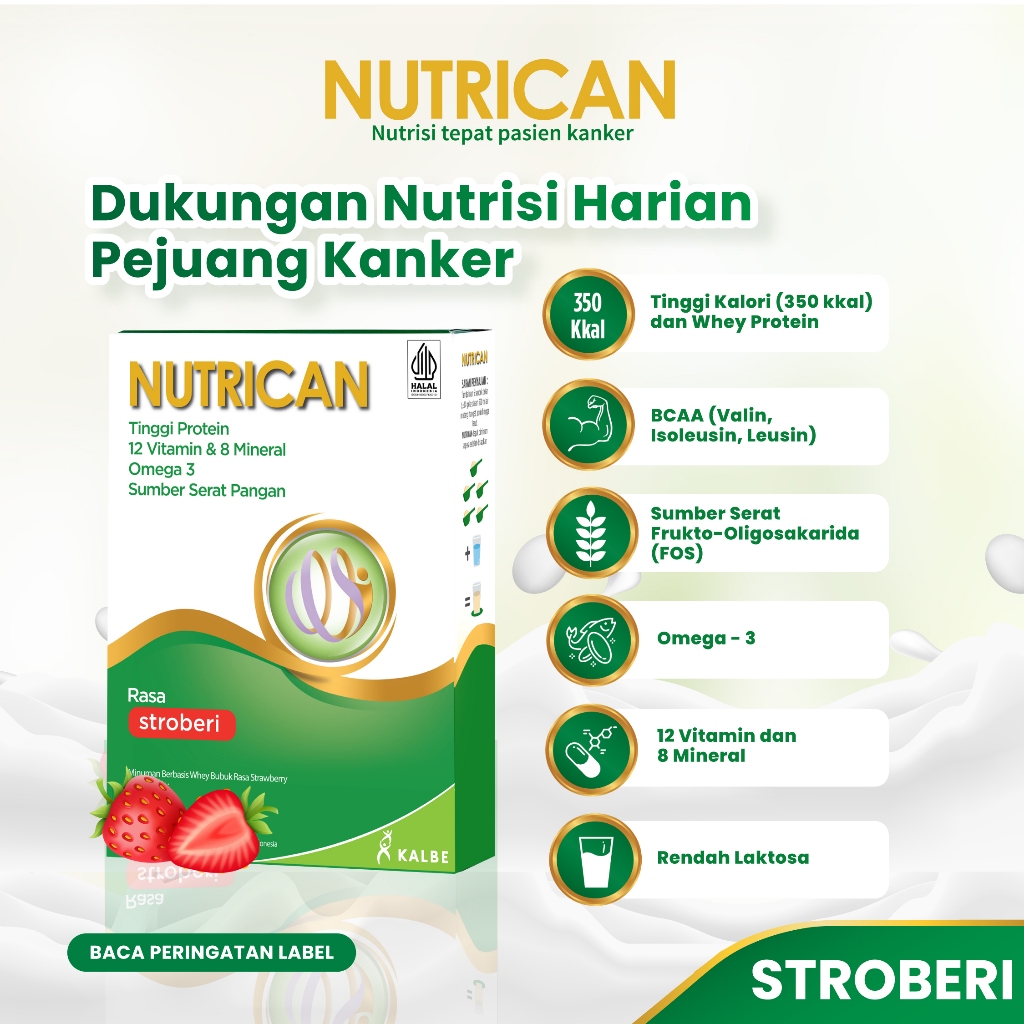 Jual Nutrican Susu Rasa Pisang / Jeruk / Strawberry 245 gram | Shopee ...