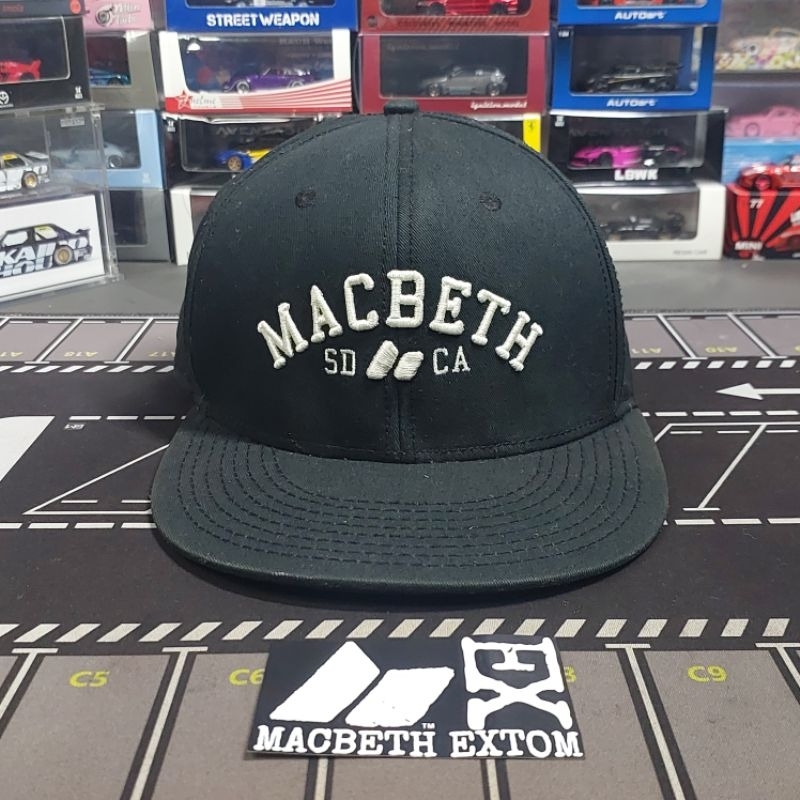 Jual Snapback Macbeth SDCA Black White | Shopee Indonesia