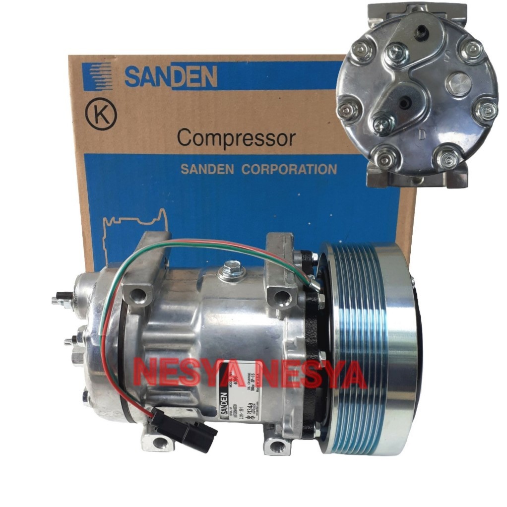 Jual Compressor Compresor Kompressor Kompresor AC SANDEN SD7H15 untuk Alat Berat BullDozer Bull ...