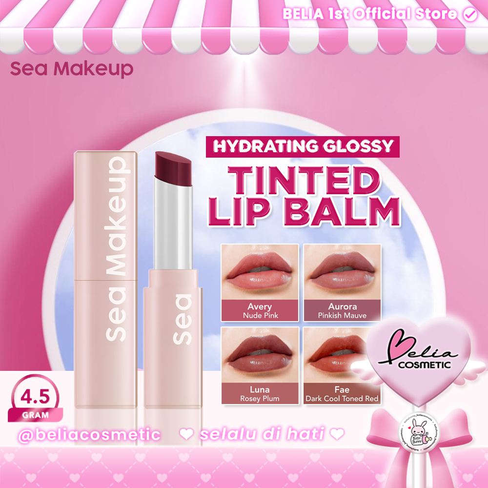 Jual BELIA SEA MAKEUP Gleam Luster Tinted Lip Balm | Moisturizing-Lip ...
