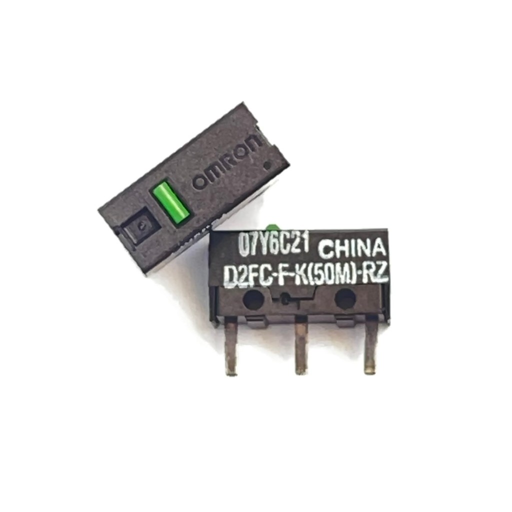 Jual Micro Switch OMRON Green Dot untuk Mouse, Klik super enteng ...