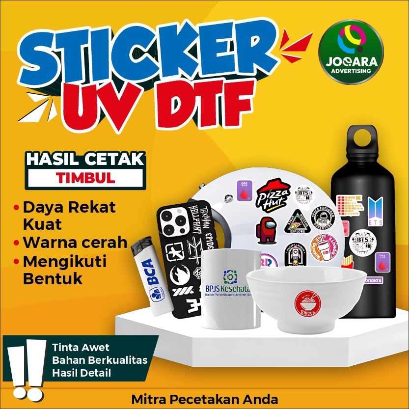 Jual CETAK DTF UV STIKER Timbul Full Colour Meteran | Shopee Indonesia