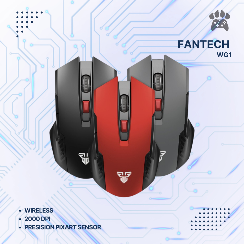 Jual Mouse Wireless Gaming Fantech Raigor II WG10 - Fantech WG-10 ...