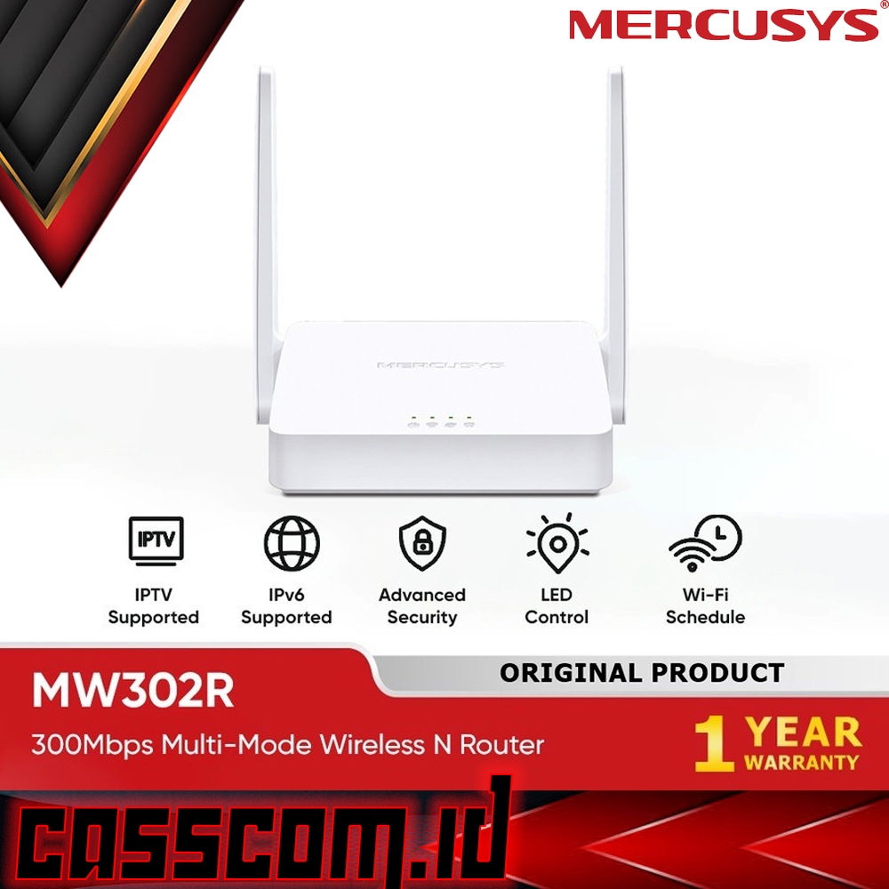 Jual Mercusys MW302R Multi-Mode Wireless N RouterWiFi 300Mbps | Shopee ...