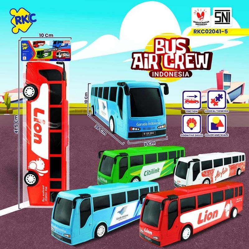 Jual MAINAN BUS AIRCREW TRANSBANDARA LIONAIR CITYLINK GARUDA INDONESIA ...