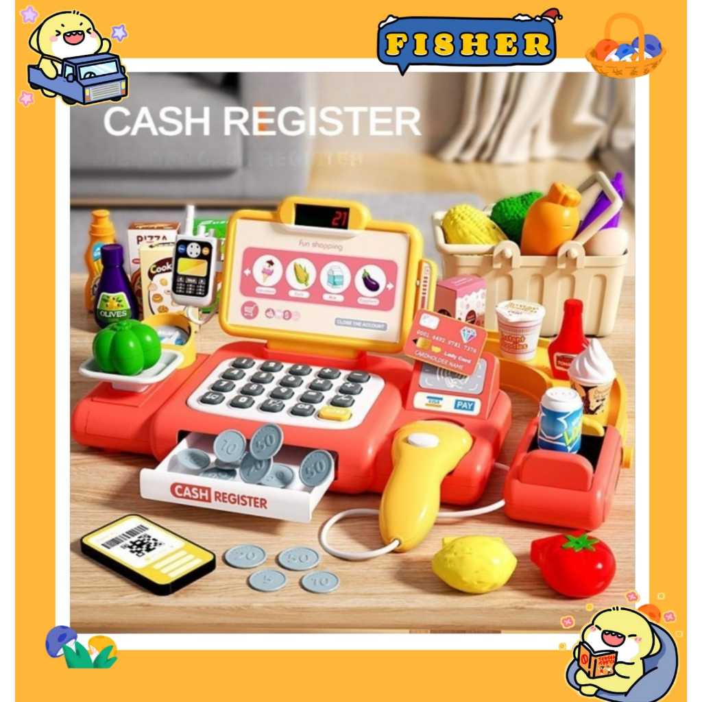 Jual [FISHER] Mesin kasir sensor belt listrik VERSI ENGLISH | cash ...