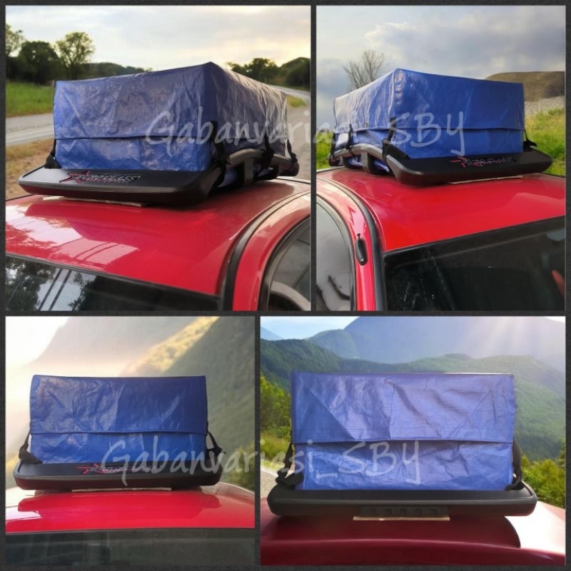 Jual Roof Bag Terpal Tas Roof Box Waterproof Tas Bagasi Atap Mobil ...