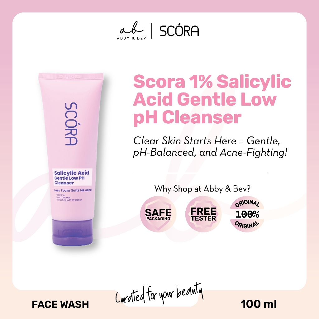 Jual AB - Scora 1% Salicylic Acid Gentle Low pH Cleanser 100ml]/ Sabun ...