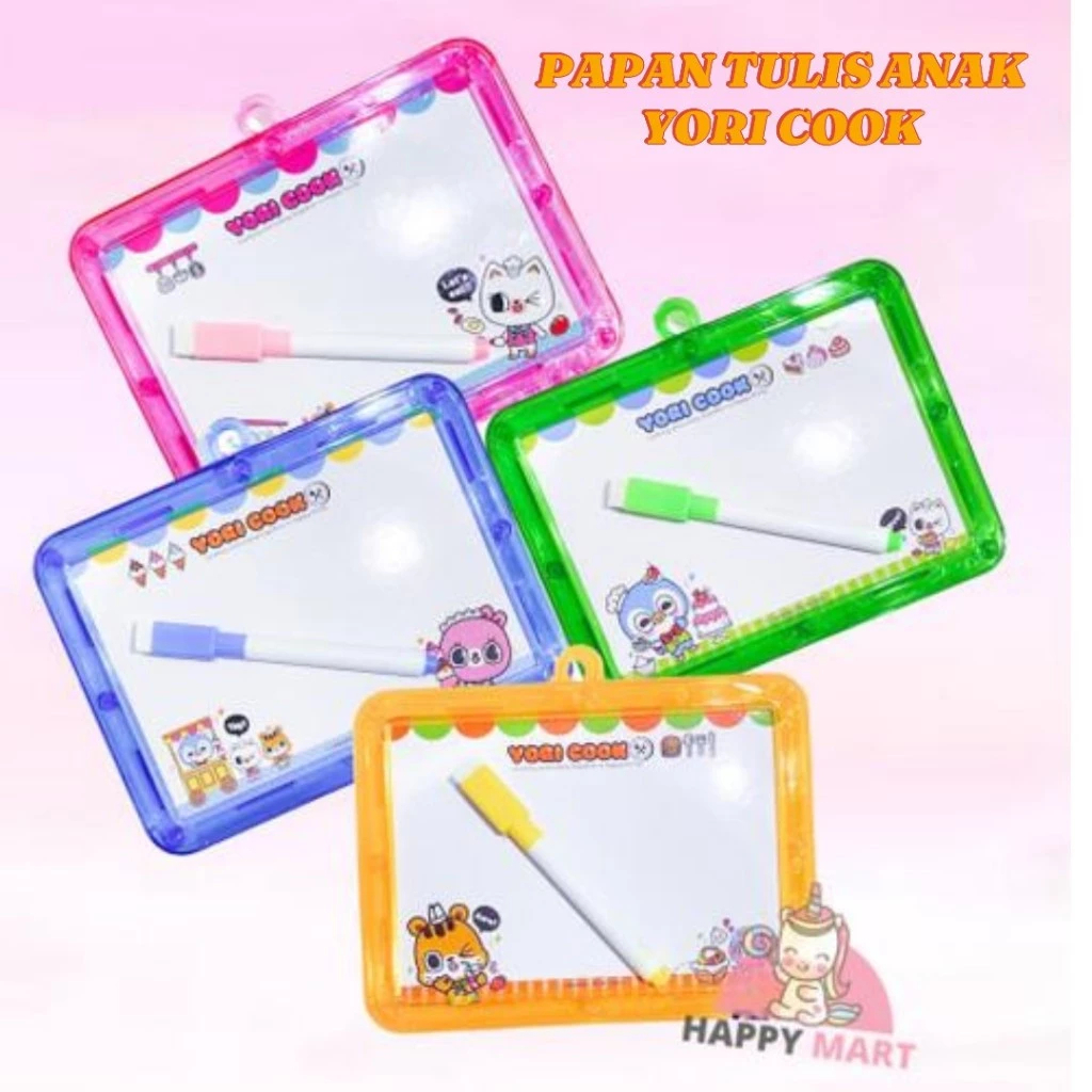 Jual Papan Tulis Spidol Lucu YORI COOK / Papan Tulis Mini White Broad ...