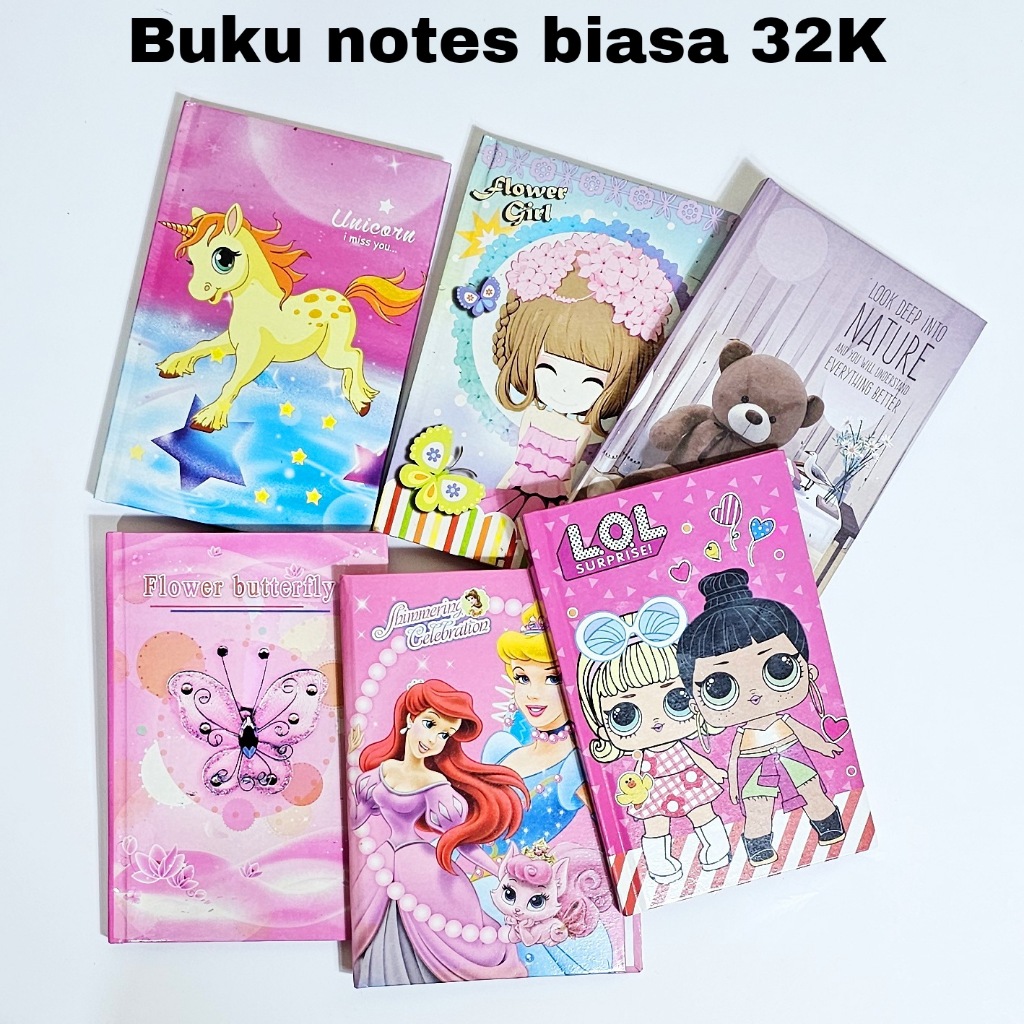 Jual SOS Buku Notes Biasa 32K(motif random)/Buku Catatan/Note Book ...