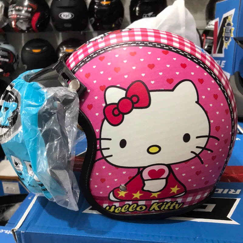 Jual Helm Bogo Anak junior hello kitty | Shopee Indonesia