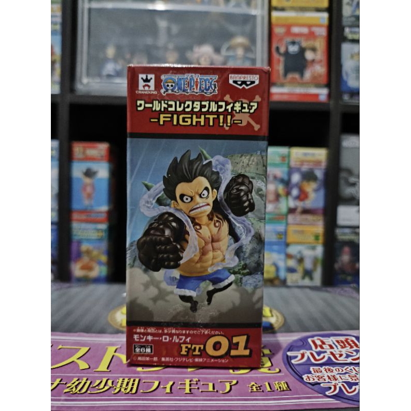 Jual ACTION FIGURE ORIGINAL WCF LUFFY GEAR 4 FIGHT BIB JAPVER | Shopee ...