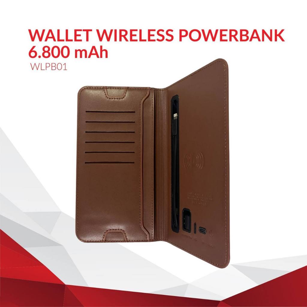 Jual Wallet Powerbank Custom / Smart Wallet Smart Powerbank / Gift ...