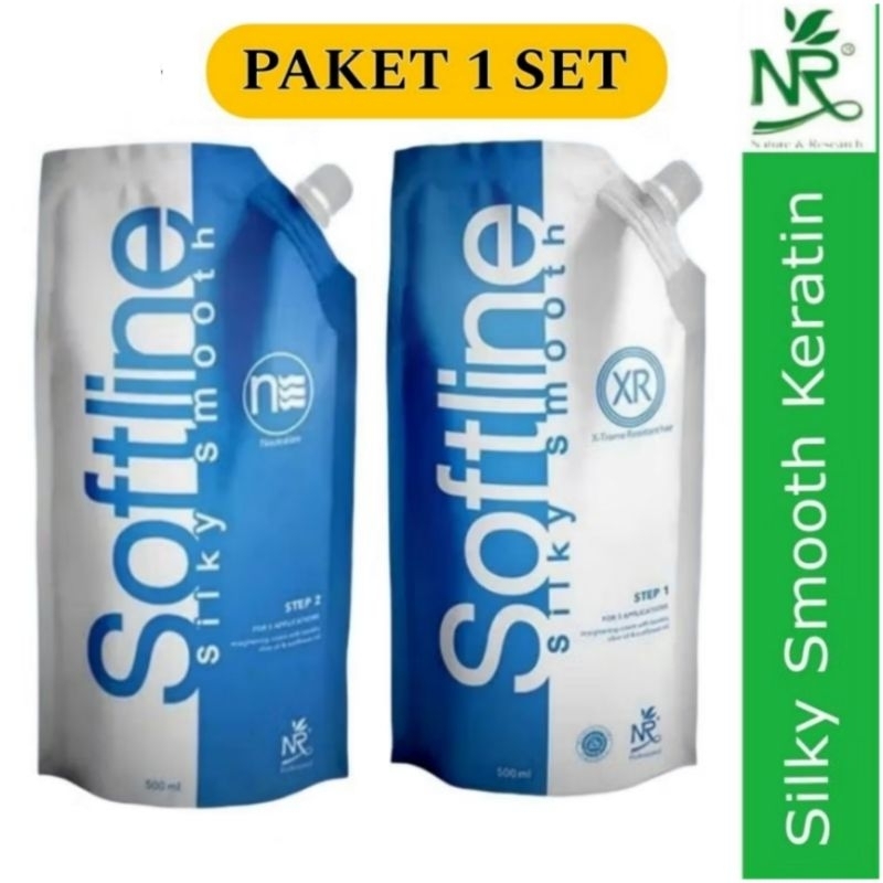 Jual (1SET) NR Softline Silky SMOOTH Smoothing / Smothing 500ml | Shopee Indonesia