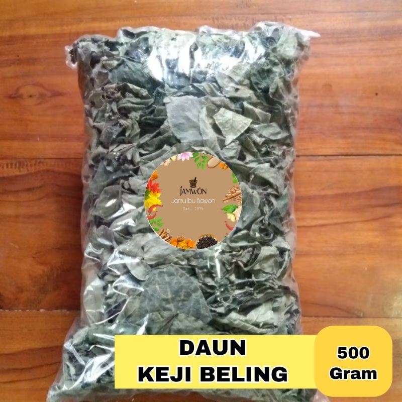Jual 500 Gram Daun Keji Beling Kering / Daun Pecah beling | Shopee ...