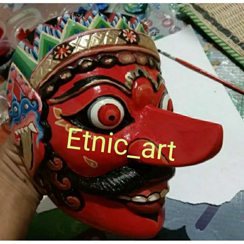 Jual Topeng kayu (varian kelana/waru doyong) | Shopee Indonesia