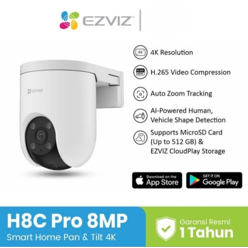 Jual Ezviz H8C Pro 8Mp 4K Smart Home Wifi Camera CCTV Outdoor | Shopee ...