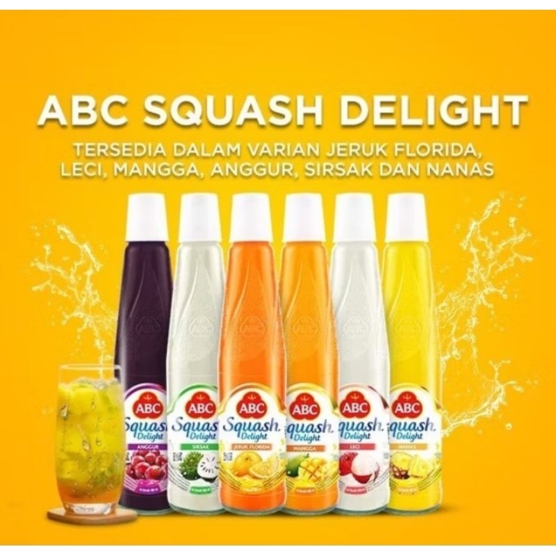Jual Sirup ABC Squash Delight 450 ml | Shopee Indonesia