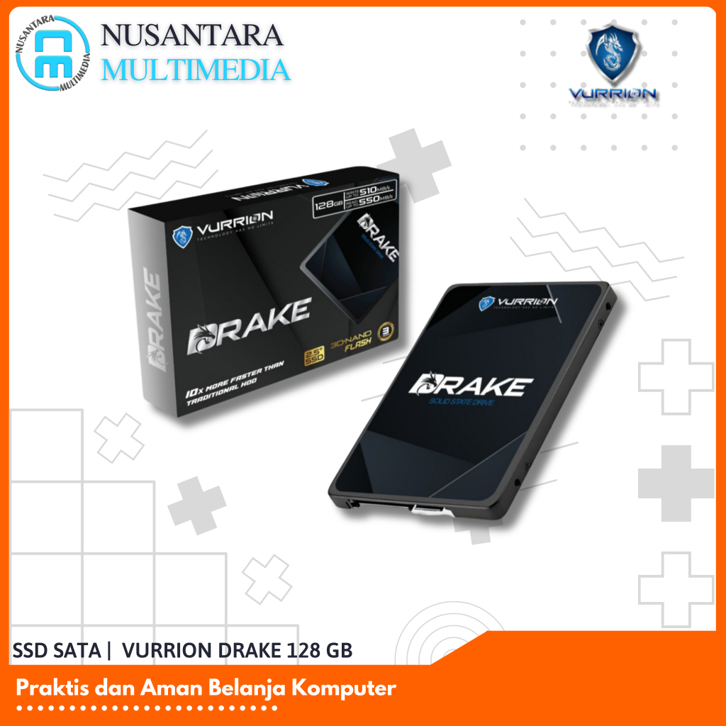 Jual SSD SATA VURRION DRAKE 128GB - 128 GB | Shopee Indonesia