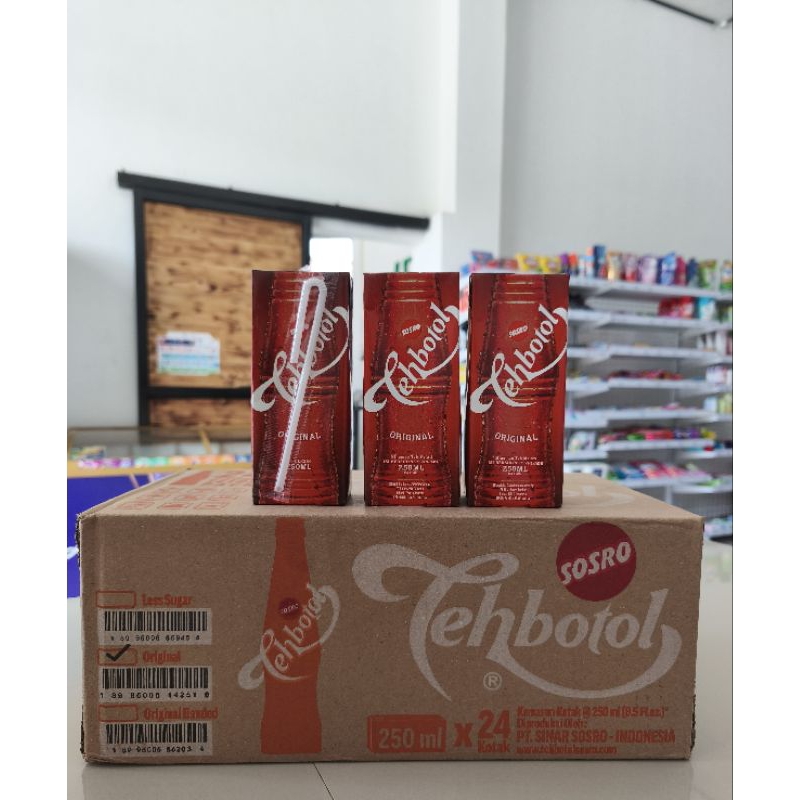 Jual TEH BOTOL SOSRO ORIGINAL 1 DUS/24 KOTAK | Shopee Indonesia
