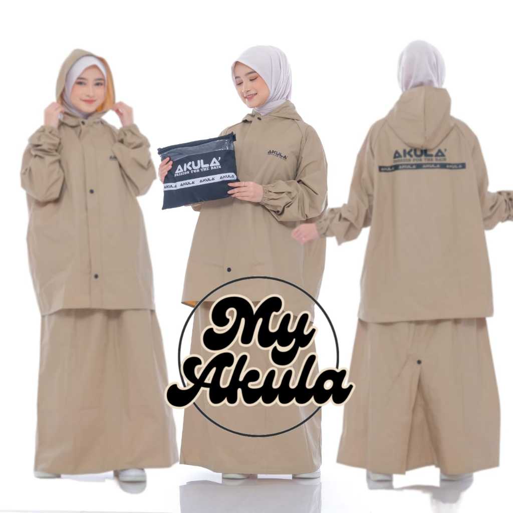 Jual Jas hujan AKULA ORIGINAL bahan pvc tebal tidak kaku elastis anti ...