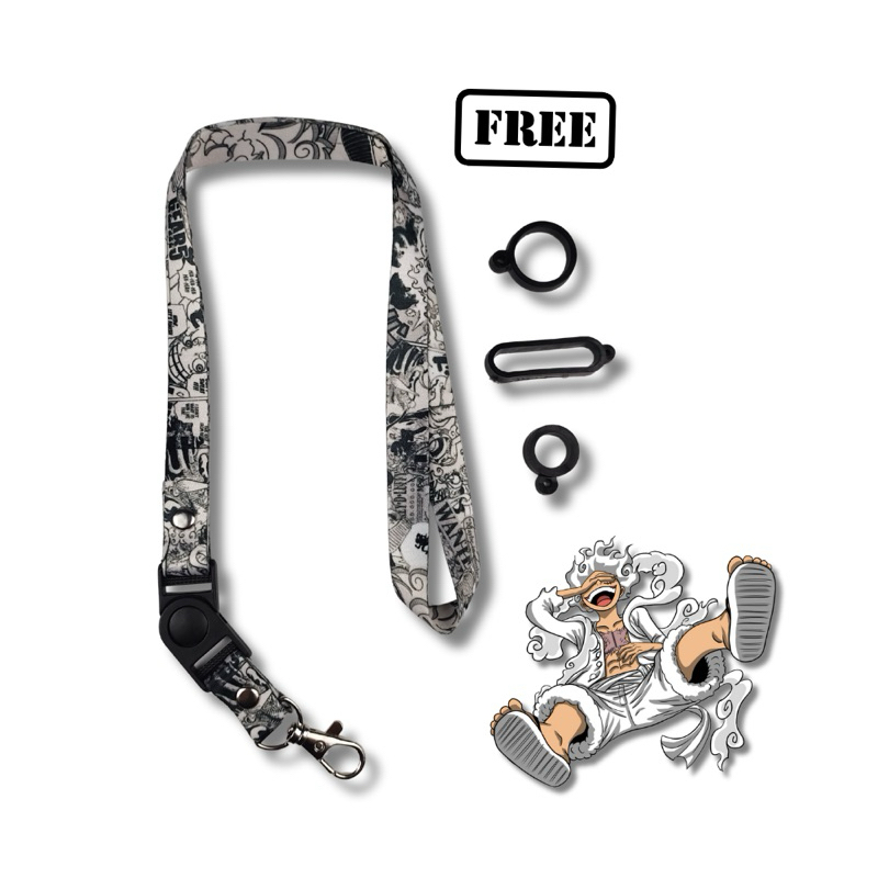 Jual Lanyard One Piece Luffy Gear 5 Sun God Nika by EL Lanyard Id Card ...