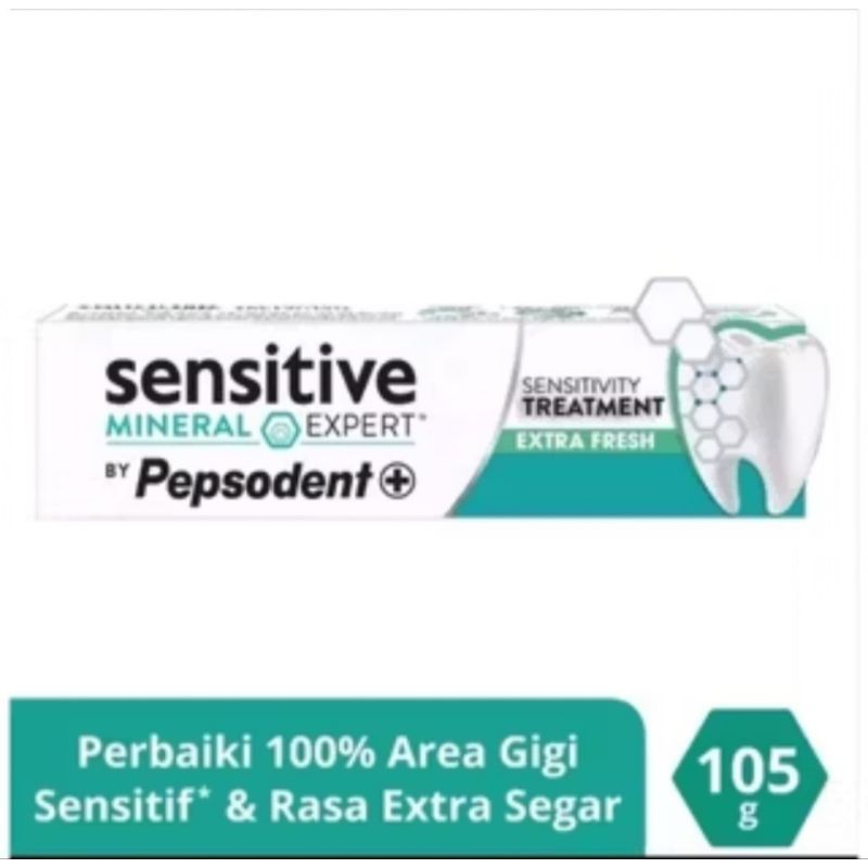 Jual Pepsodent Sensitive Mineral Expert Sensitivity Treatment 105g ...