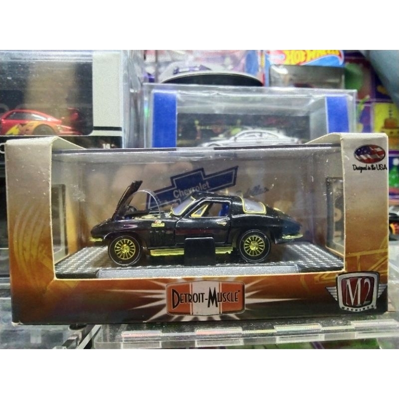 Jual M2 MACHINES CHASE 1966 CHEVY CORVETTE 327 DETROIT-MUSCLE 1 OF 500 ...