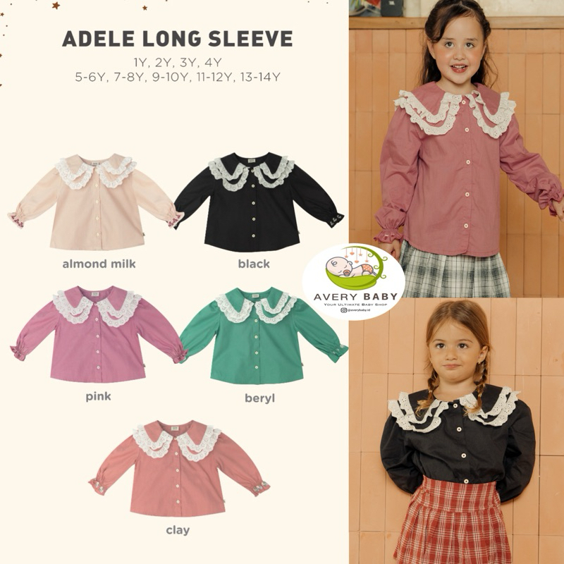 Jual ADELE LONG SLEEVE BOHOPANNA ANGEL TOP BOHOPANA ZEA SHIRT / KEMEJA ...