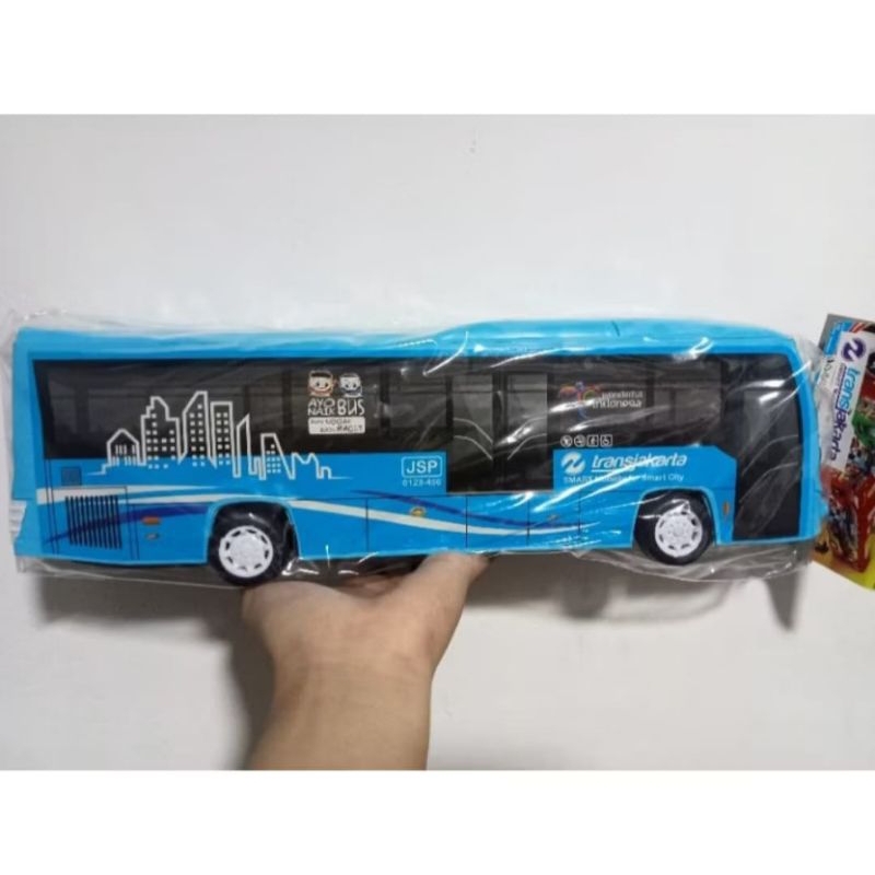Jual Mainan anak mobil bus Transjakarta telolet besar lucu keren murah ...