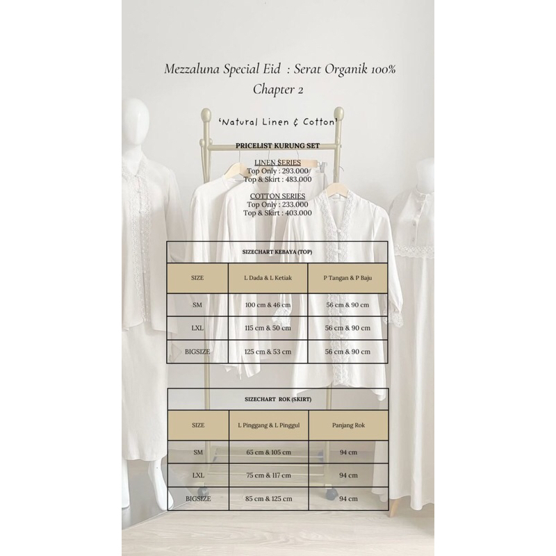 Jual Size Chart Chap 2 | Shopee Indonesia