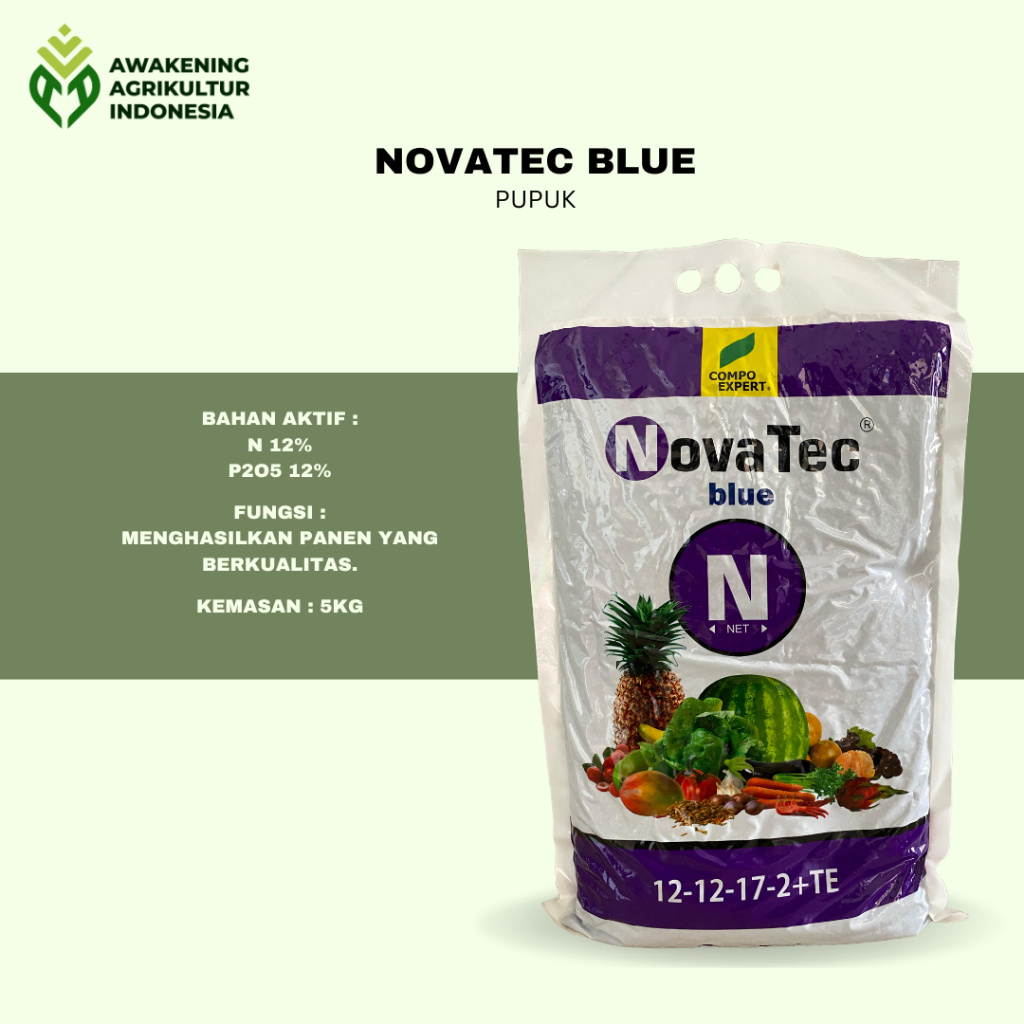 Jual Pupuk NOVATEC 12-12-17+Mgo+S kemasan 5 Kg | Shopee Indonesia