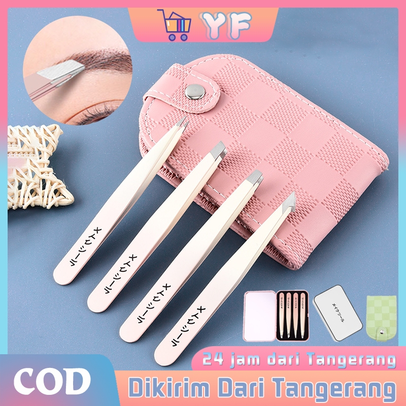 Jual 1Set Pinset Pencabut Alis Pinset Ketiak Pinset Bulu Mata | Shopee ...