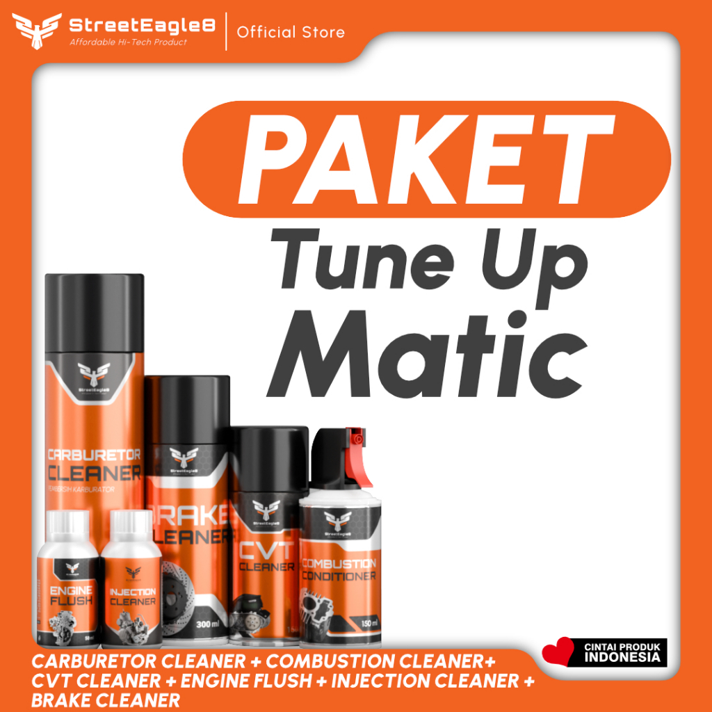 Jual STREET EAGLE 8 Paket Tune Up Matic - CVT Cleaner 150ml / Carbu ...