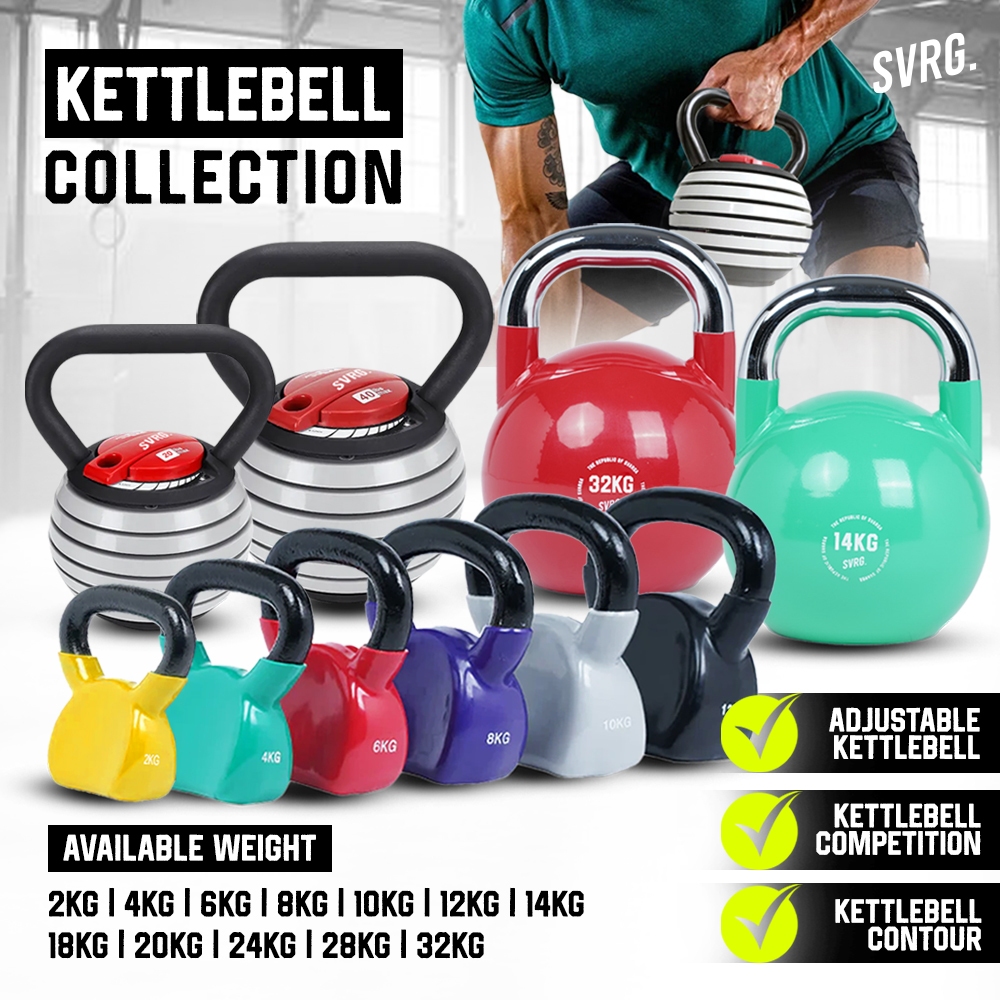 Jual Kettlebell Contour - Kettle bell Competition Adjustable Dumbell - SVRG - Dumbbell ...