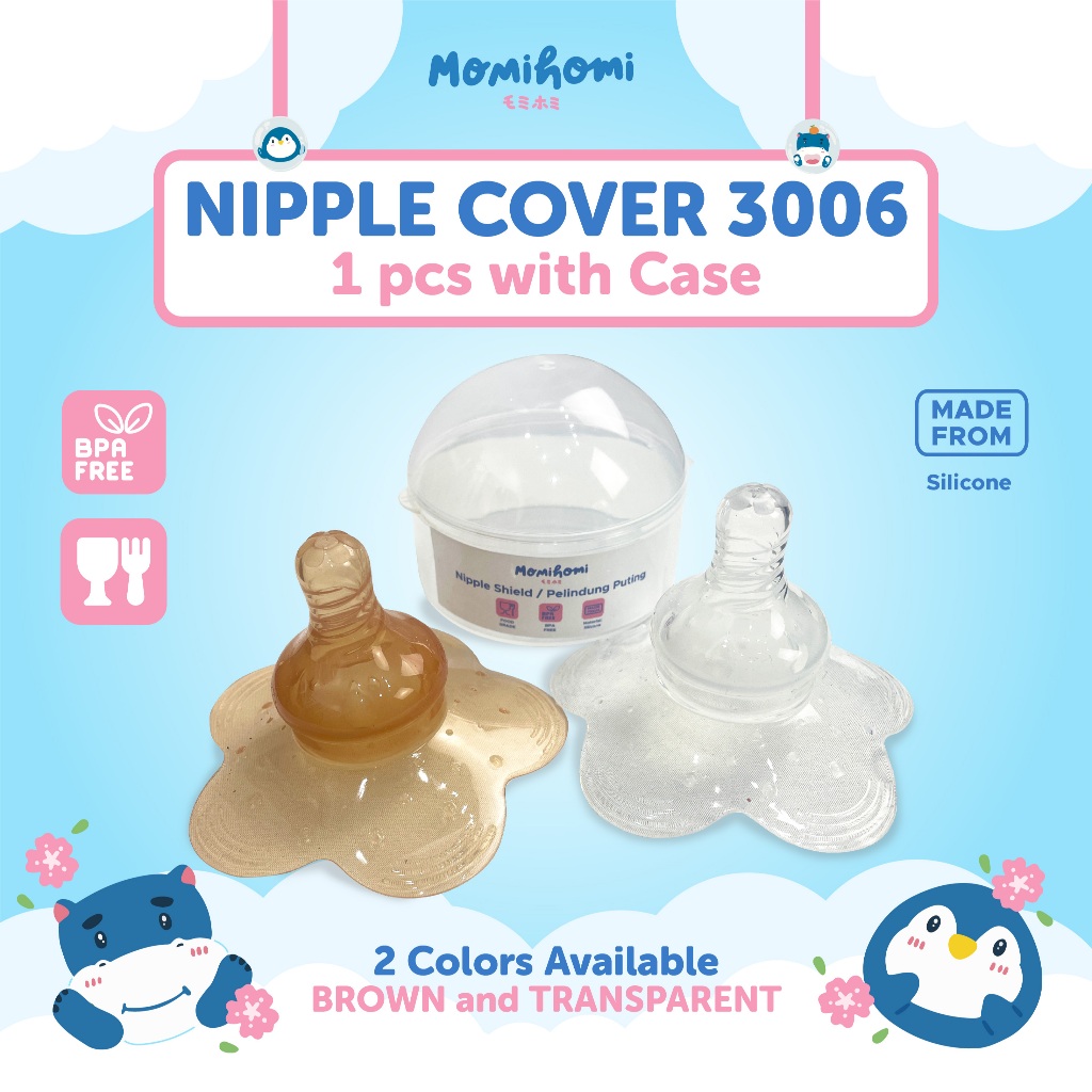 Jual Momi Homi Silicone Nipple Cover Puting Model 3006 Silikon Ibu ...