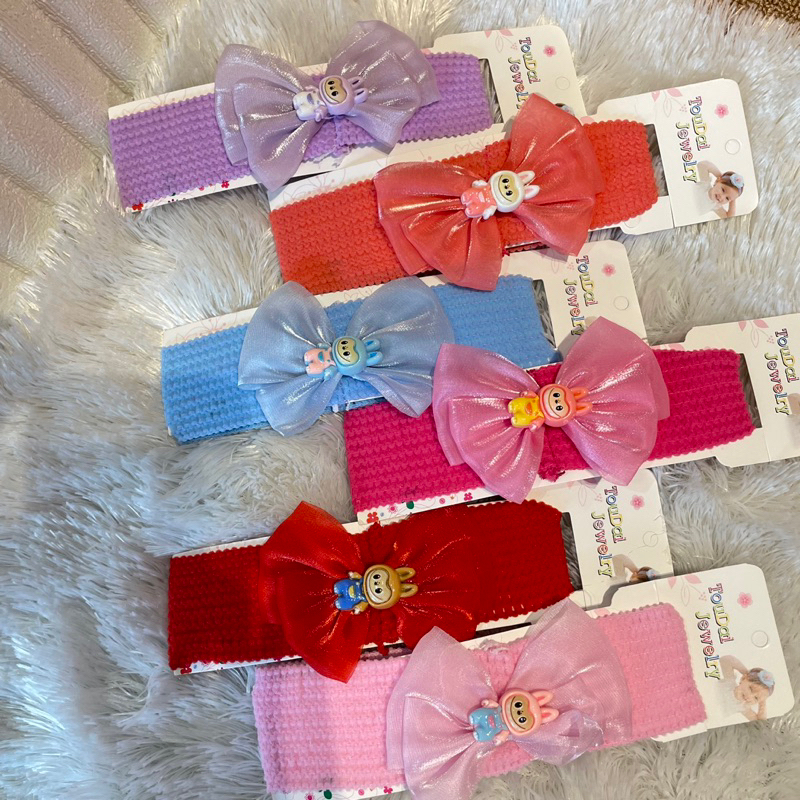 Jual bandana bayi pita labubu bando bayi labubu bandana lucu bando anak ...