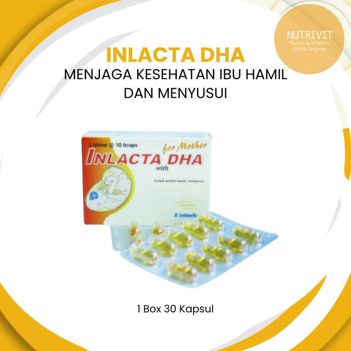 Jual INLACTA DHA 1 BOX 30 KAPSUL | Shopee Indonesia