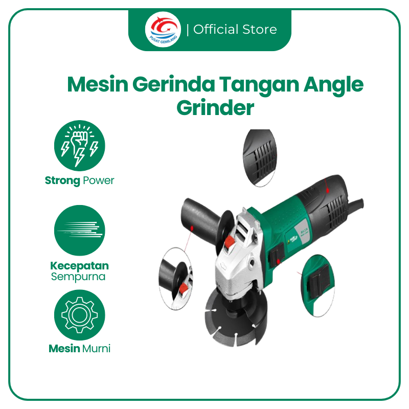 Jual Mesin Gerinda Tangan 850W Dan 1200W Angle Grinder Multifunction/Hand Grinding Machine Angle ...