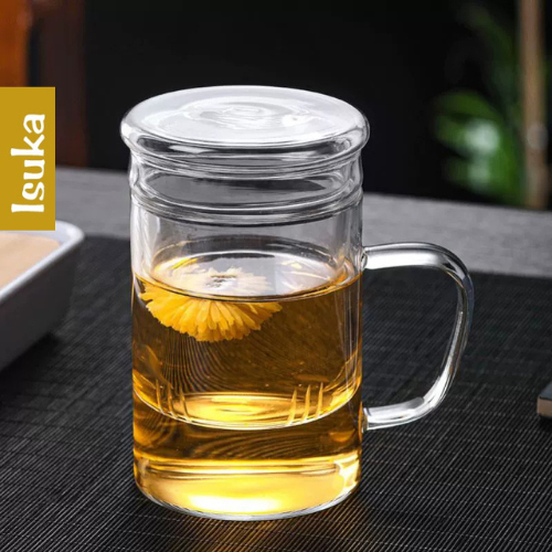 Jual Gelas Kaca Aesthetic Gelas Teh Kopi Susu Matcha Gelas Infuser ...