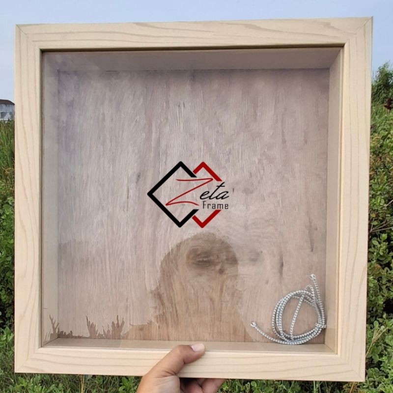 Jual Tipe Co2 kayu pinus - Pigura mahar uk. 30x30 - frame mahar ...