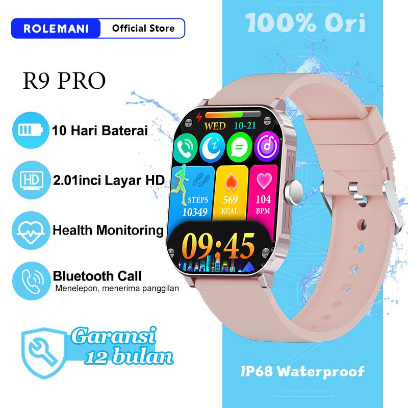 Jual Rolemani R9 Pro 2025 Baru Fashionable Smartwatch | Sport Analyse ...