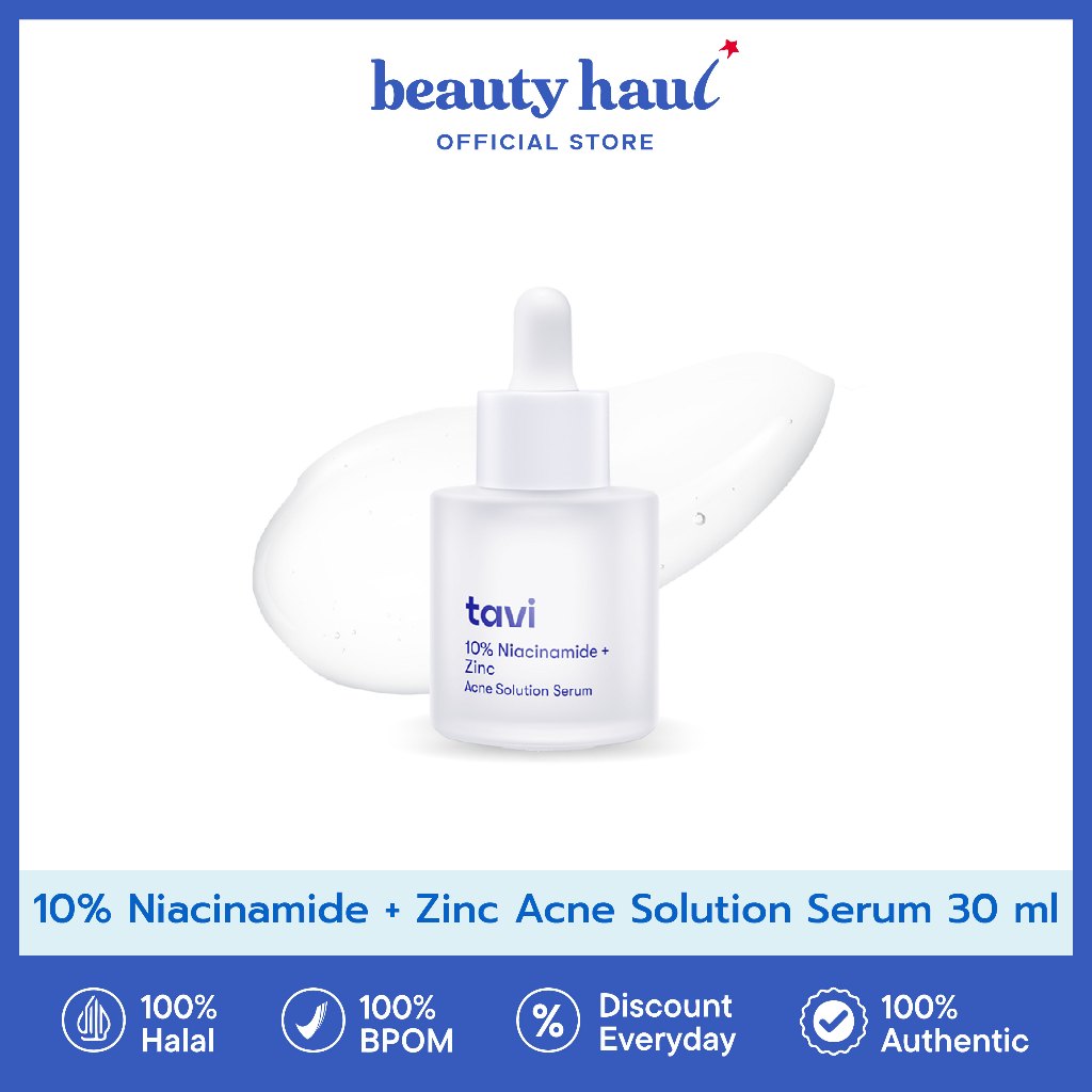 Jual TAVI 10% Niacinamide + Zinc Acne Solution Serum 30 ml | Shopee ...